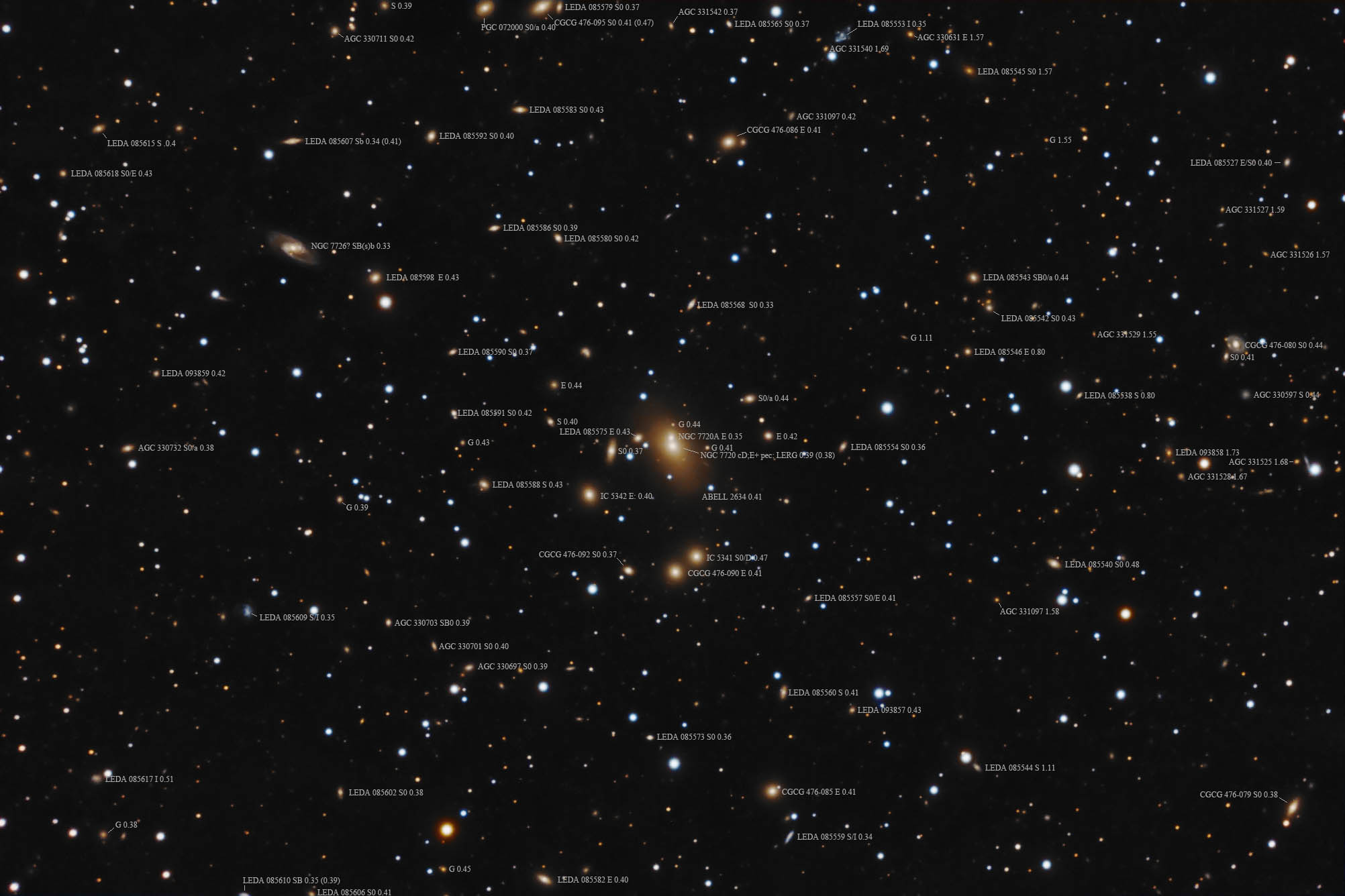 Mantrapskies.com Astronomical Image Catalog: NGC7720